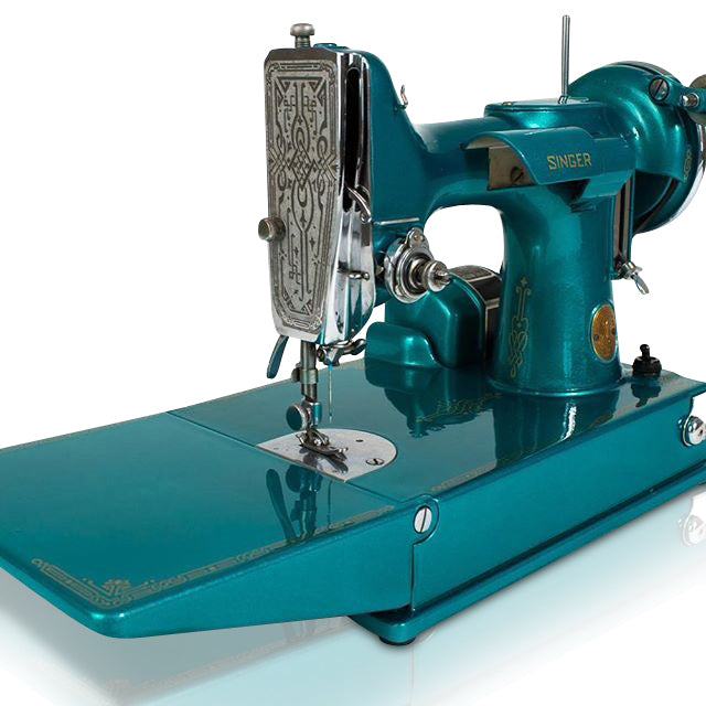 Singer 221 Featherweight Sewing Machine Custom Painted Color of Choice ...