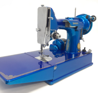 Singer 221 Featherweight Sewing Machine Custom Painted Color of Choice ...